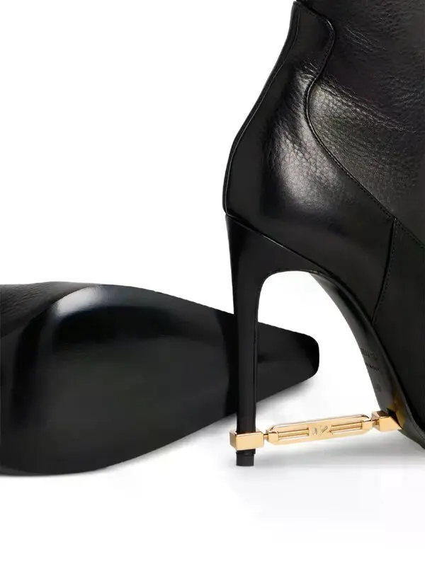 Dsquared2 Metal Bar Heeled Ankle Boots