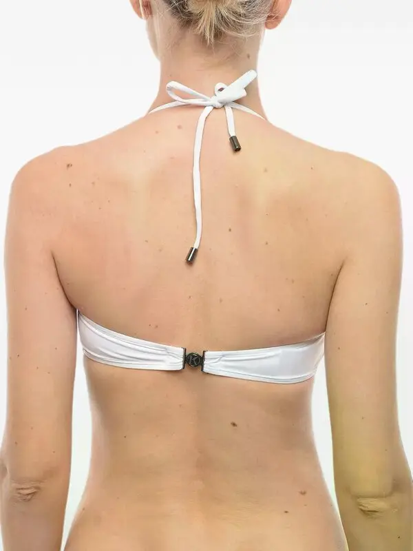 Karl Lagerfeld Logo-print Bikini Top