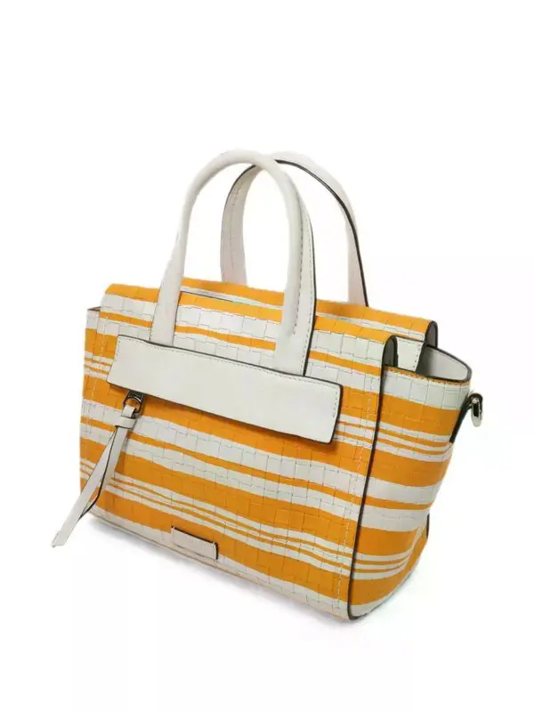 COACH VINTAGE Bleecker Woven Striped Tote Bag