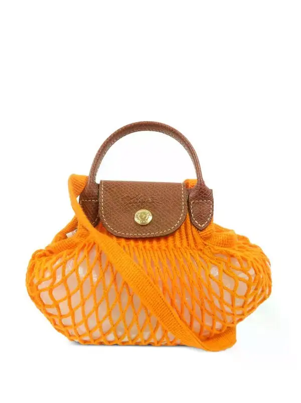 Longchamp Le Pliage Filet Xs Shoulder Bag - Orange