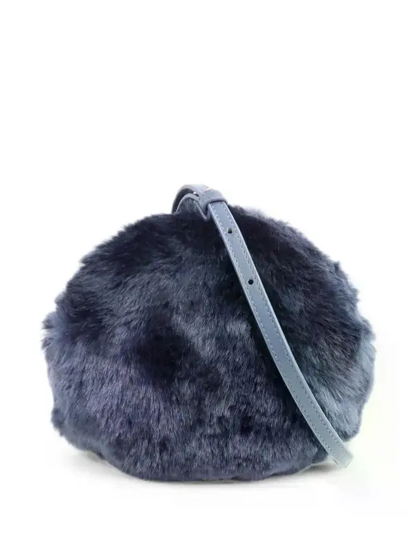 Furla Faux-fur Shoulder Bag - Blue