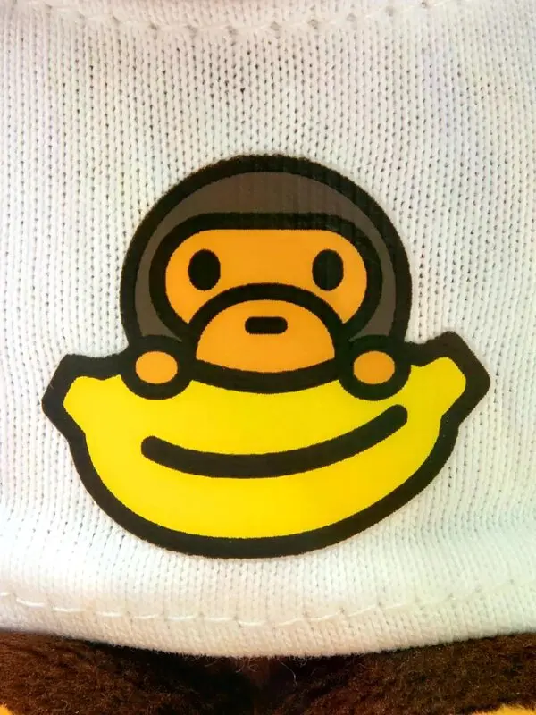 A BATHING APE Baby Milo Plush Keychain