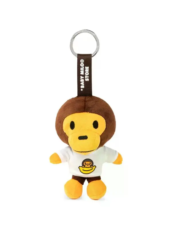 A BATHING APE Baby Milo Plush Keychain - Brown