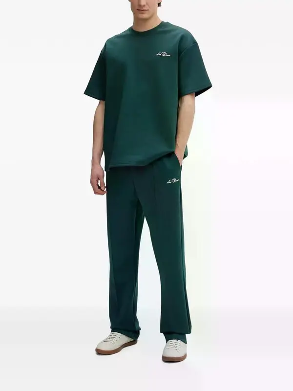 LES DEUX Logo-embroidered T-shirt