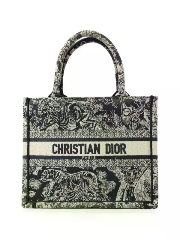Dior Small Book Tote Oblique Tote Bag