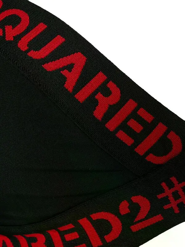 Dsquared2 Logo Branded Bikini Top