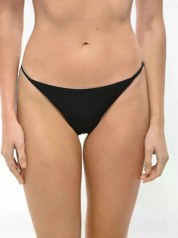 Dsquared2 Logo-plaque Bikini Bottoms - Black