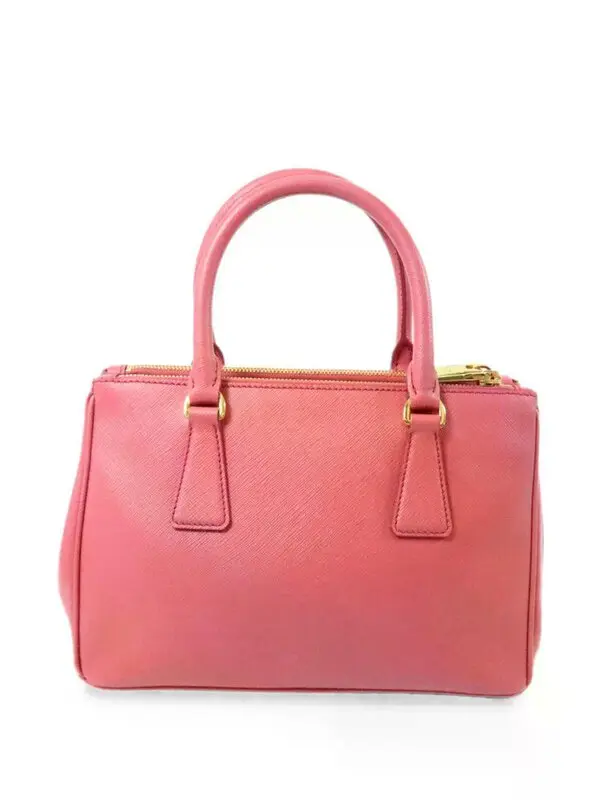 Prada Logo-detail Leather Two-way Handbag