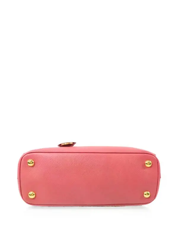 Prada Logo-detail Leather Two-way Handbag
