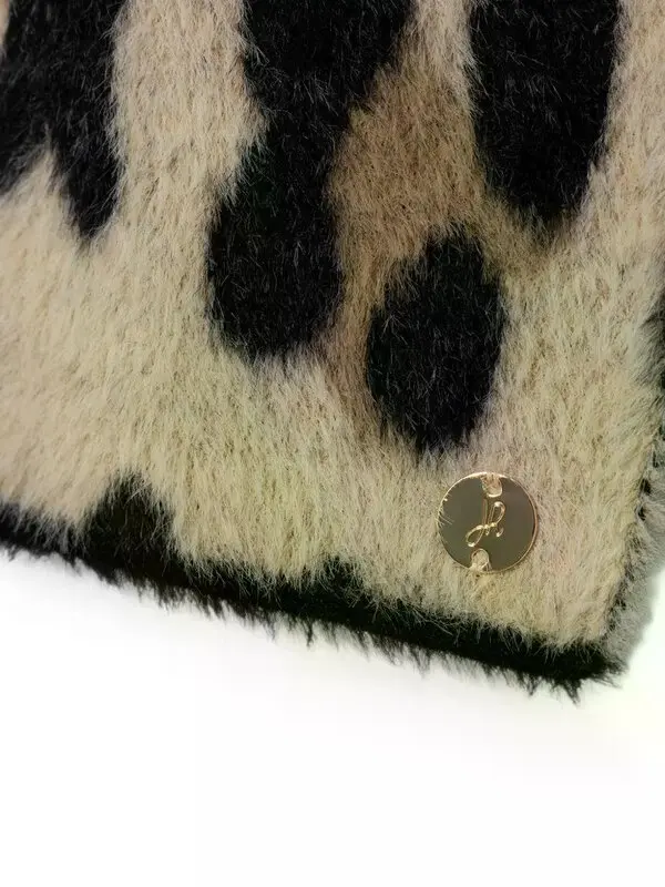 Joseph Ribkoff Leopard-print Brushed Scarf