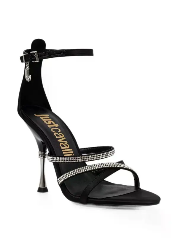 Just Cavalli Crystal-embellished Buckle-fastening Sandals