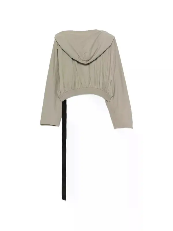 Rick Owens Gathered Crop Hoodie