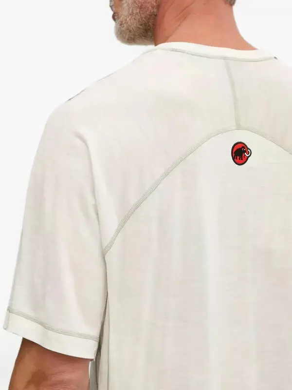 MAMMUT X Hiking Patrol Raglan-sleeve Logo-patch T-shirt