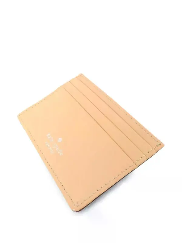Kate Spade New York Logo-plaque Leather Card Case
