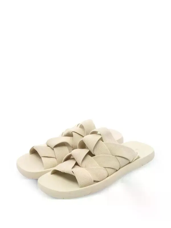 Bottega Veneta 2020s Starfish Intrecciato Slide Sandals - Neutrals