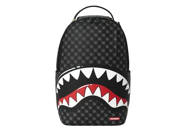 SPRAYGROUND Sharks In Paris Wtf Bubbly Check Backpack