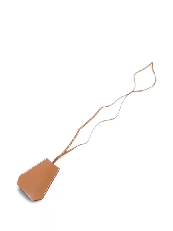 Hermès Leather Clochette Necklace