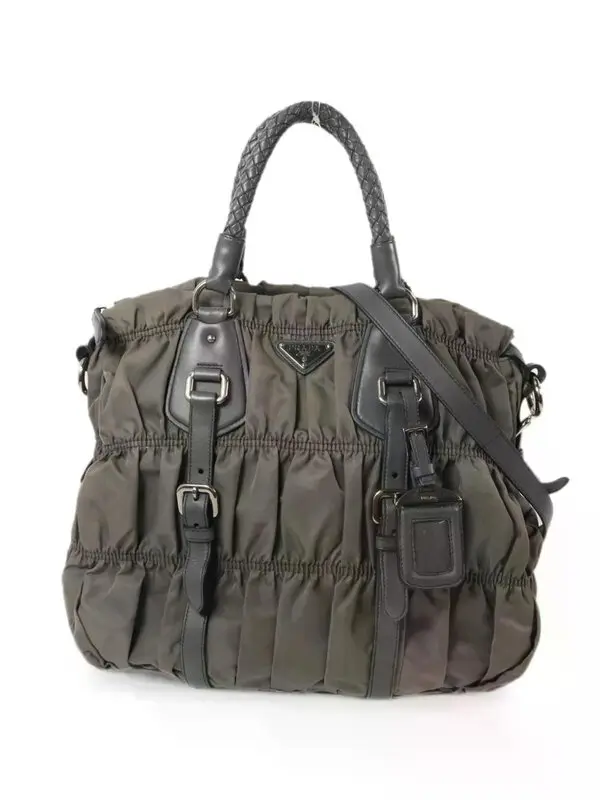 Prada Tessuto Gaufre Two-way Handbag