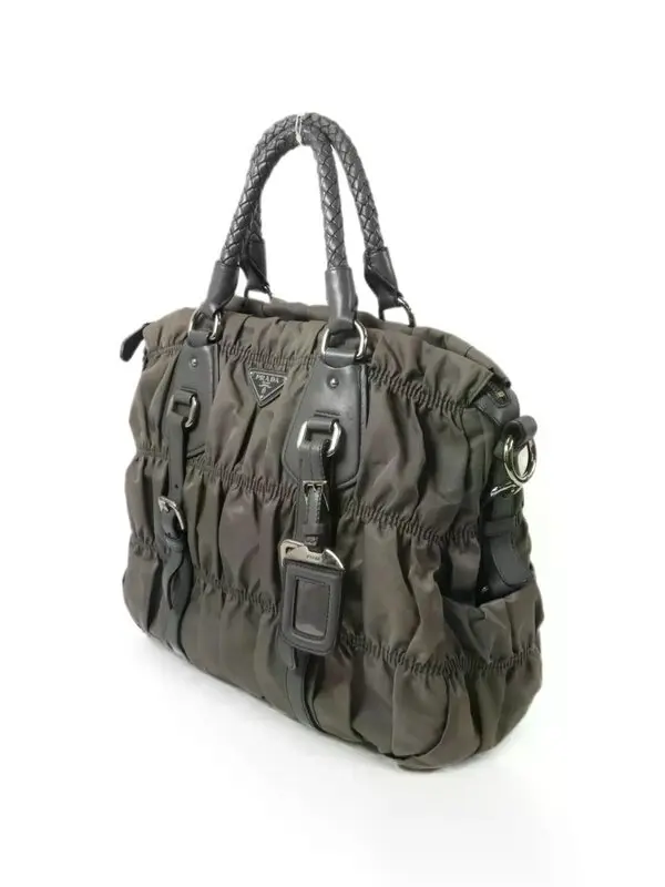 Prada Tessuto Gaufre Two-way Handbag