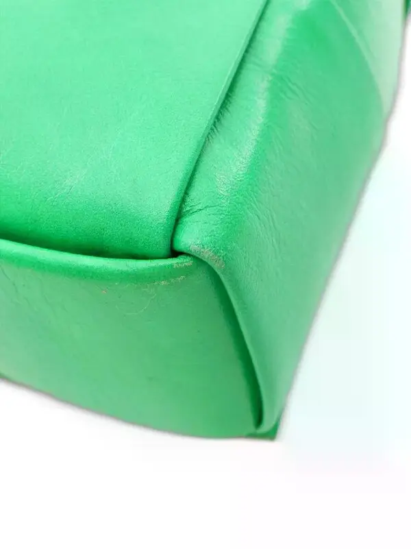 Bottega Veneta Small Cassette Maxi Intrecciato Shoulder Bag - Green