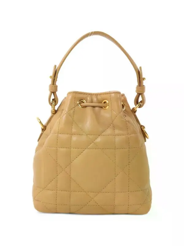 Dior Nano Caro Bucket Bag - Neutrals