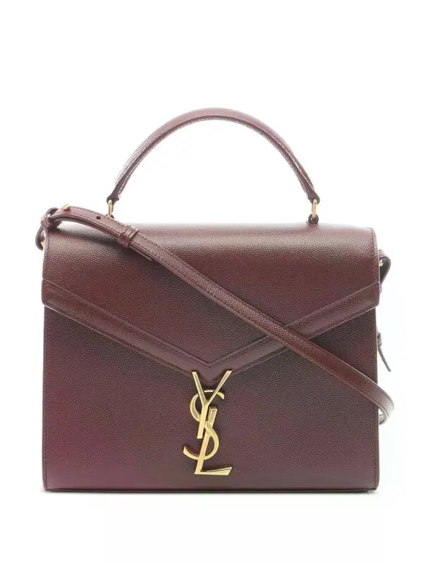 Saint Laurent 2010s Cassandre Leather Handbag - Red