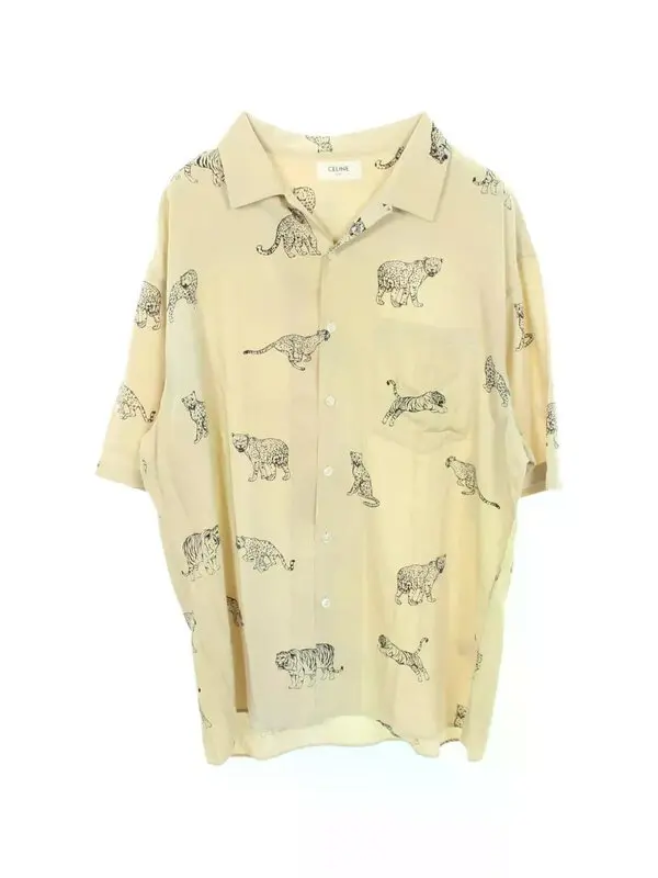 Celine 2010s Animal-print Shirt