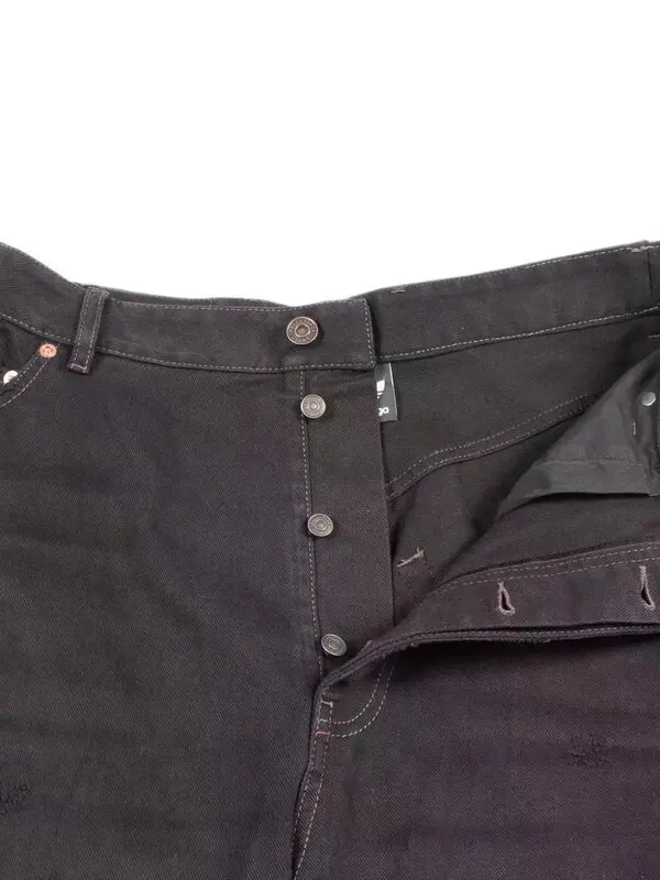Balenciaga X Adidas Buggy Side-stripe Jeans