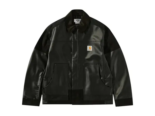 Junya Watanabe X Carhartt Wip Patchwork Leather Jacket