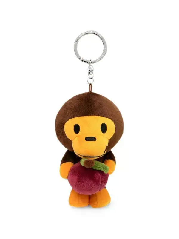 A BATHING APE Fruit-detail Plush Keychain