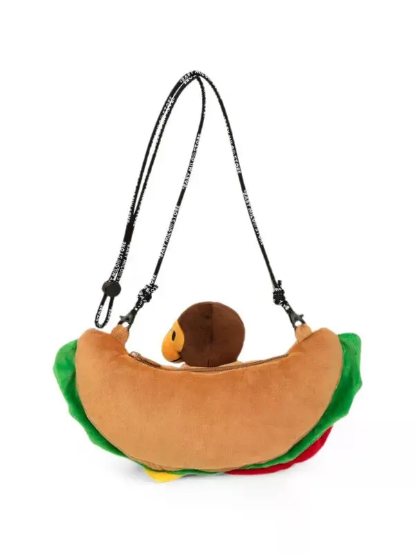 A BATHING APE Baby Milo Plush Crossbody Bag
