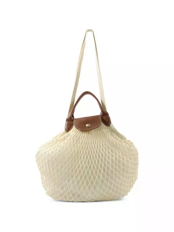 Longchamp Le Pliage Mesh Shoulder Bag - Neutrals