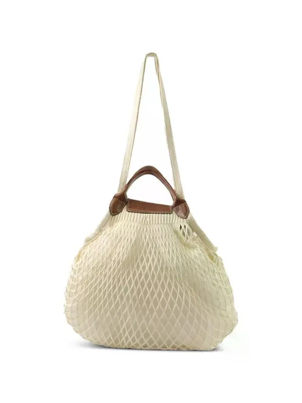 Longchamp Le Pliage Mesh Shoulder Bag - Neutrals