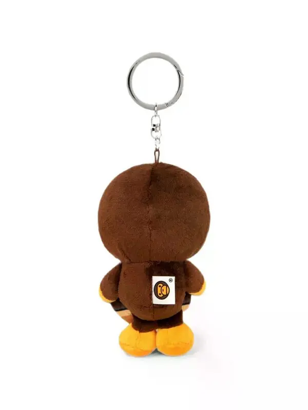A BATHING APE Burger-detail Plush Keychain