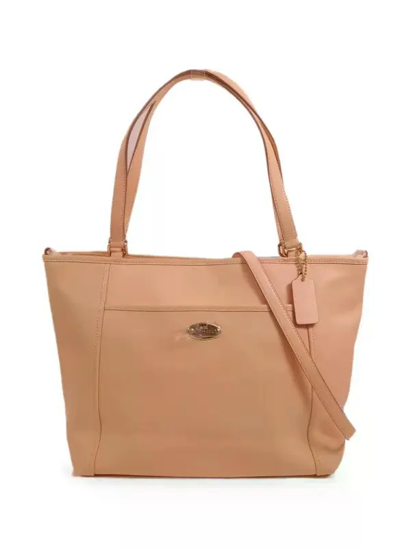 COACH VINTAGE Leather Shoulder Bag - Orange