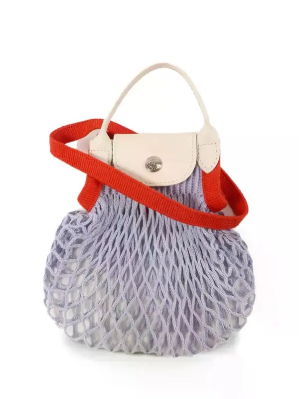 Longchamp Le Pliage Filet Mesh Tote Bag - Blue