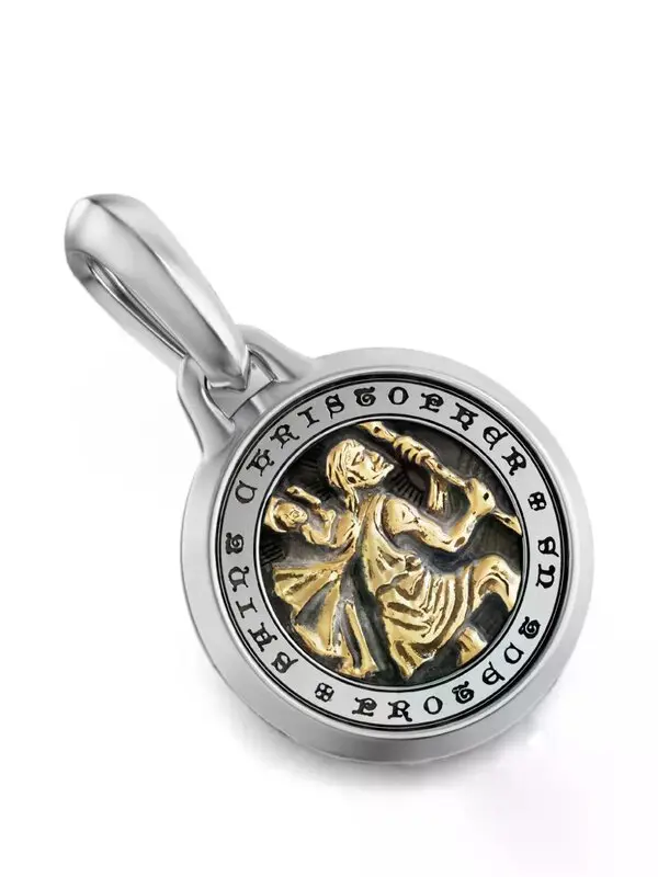 David Yurman Sterling St. Christopher Pendant