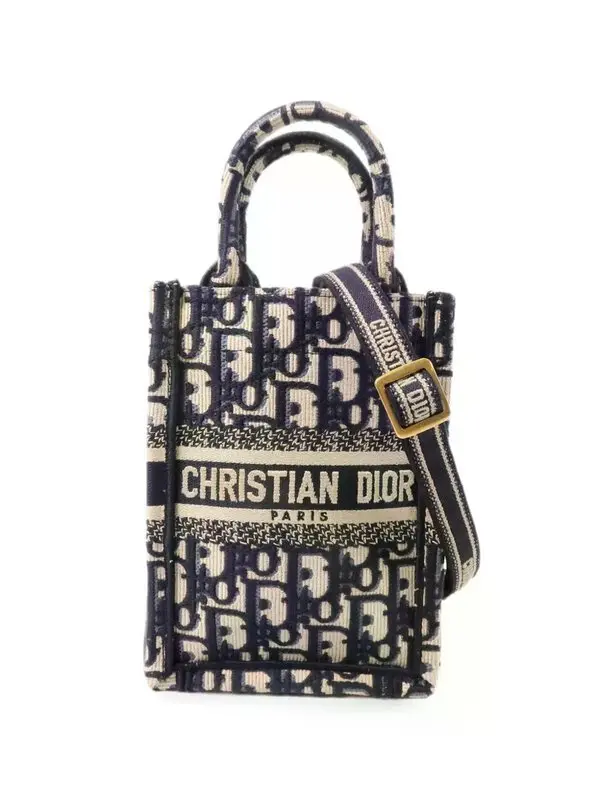 Dior Mini Book Tote Tote Bag - Blue