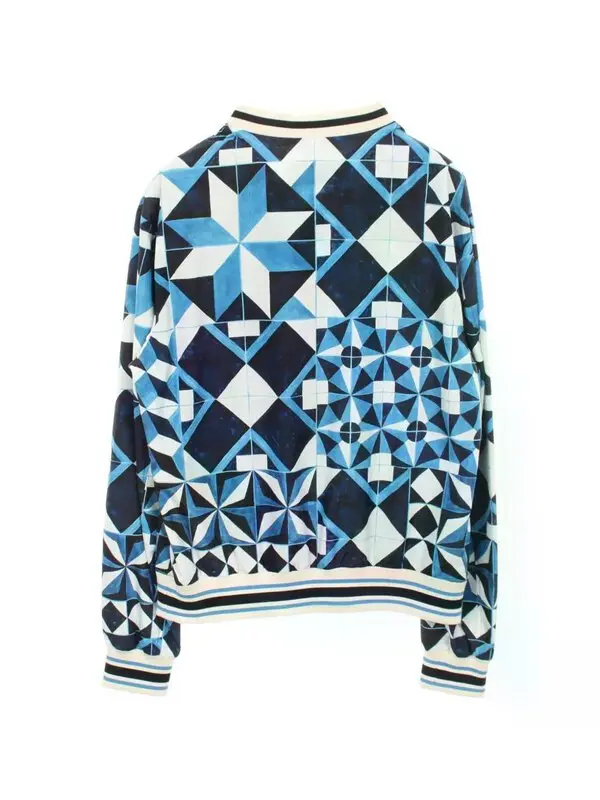 Dolce & Gabbana 2010s Geometric-print Jacket