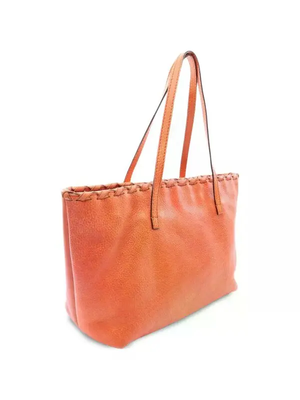 Gucci 2000s Bamboo Tassel Leather Tote Bag