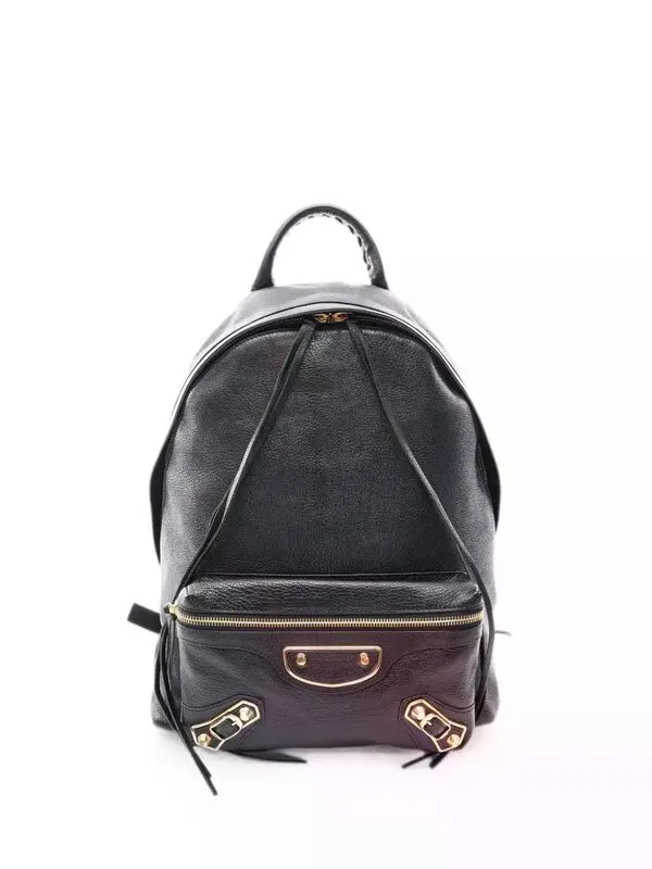 Balenciaga 2010s City Leather Backpack