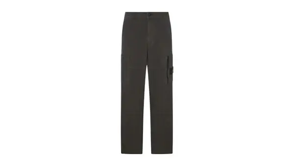 Stone Island Cargo Trousers With Zip And Pockets