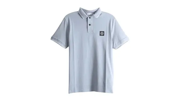 Stone Island 2200010 Compass Patch Slim Fit Polo Shirt