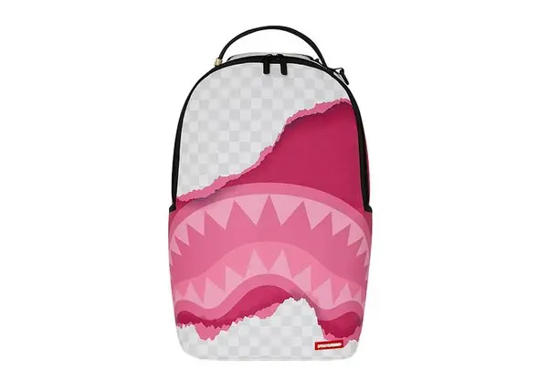 SPRAYGROUND 3d Check Backpack - White/pink