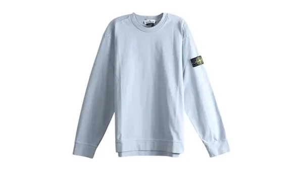 Stone Island Heavy Cotton Crewneck Sweatshirt - Ash Grey