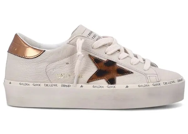 GOLDEN GOOSE Hi Star Leopard Sneakers
