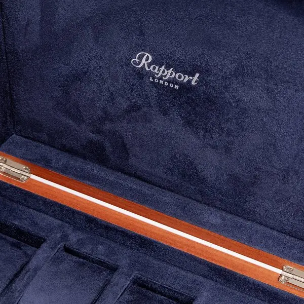 RAPPORT LONDON Heritage Chroma Eight Watch Box - Blue