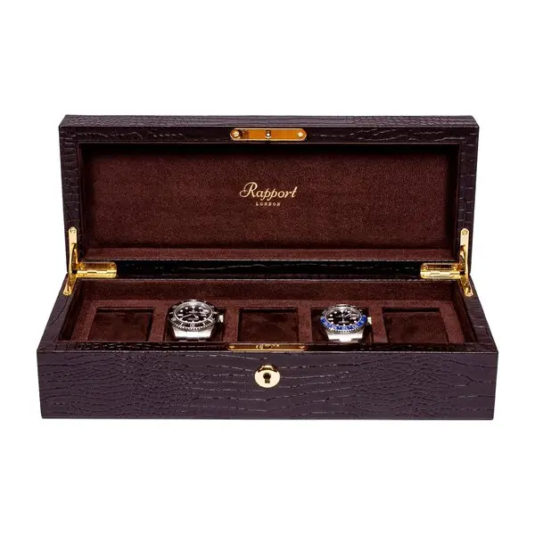 RAPPORT LONDON Brompton Five Watch Box - Brown