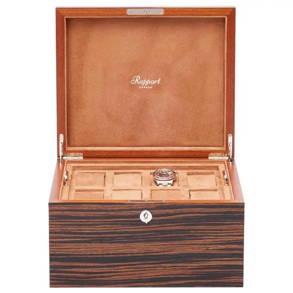 RAPPORT LONDON Heritage Sixteen Watch Box - Macassar