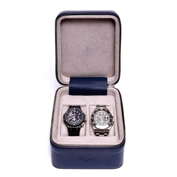RAPPORT LONDON Hyde Park Two Watch Zip Case
